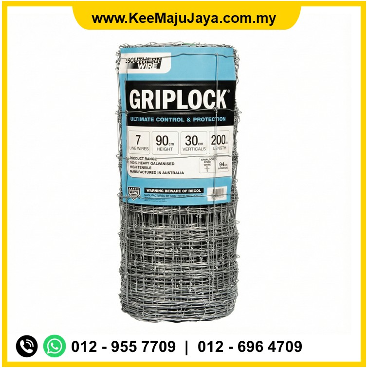 Griplock High Tensile Fixed Knot Fence — Pagar Lembu Rusa | Cyclone ...