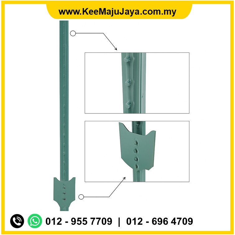 T-Post for Fencing | Tiang Pagar – Kee Maju Jaya