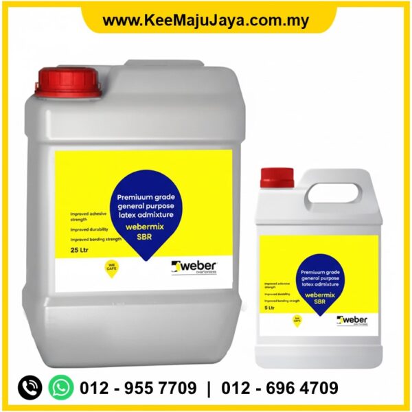 Webermix SBR High-Performance Bonding Agent — Synthetic Latex Admixture ...